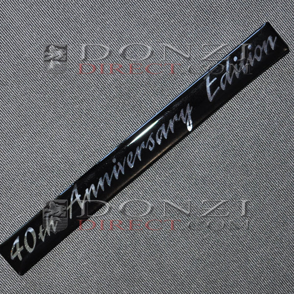 Donzi OEM Classic "40th Anniversary Edition" Logo Decal – DonziDirect.Com