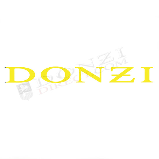 Donzi OEM Logo, Vinyl Decal- 36" : Choose Color – DonziDirect.Com